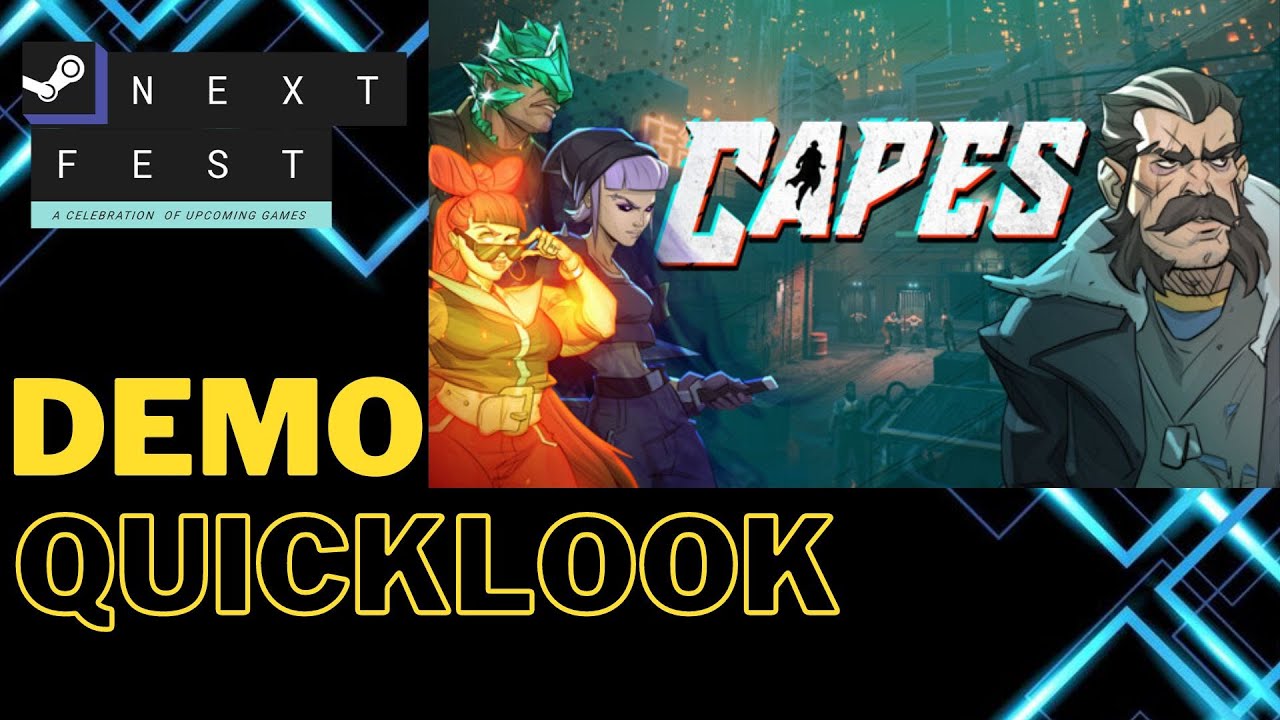 Capes | Steam Next Fest Demo | Quicklook - YouTube