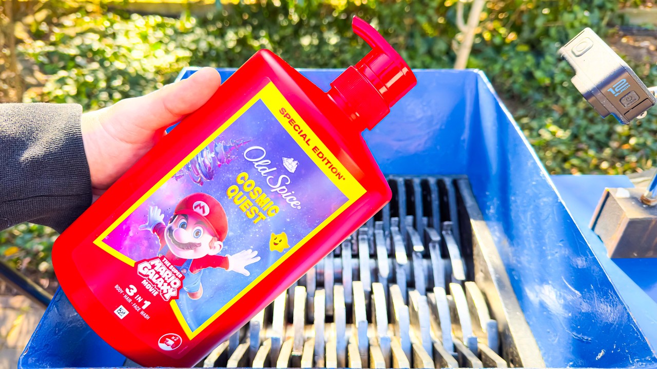 Super Mario Shower Gel vs Shredder — WHAT HAPPENS?! - YouTube
