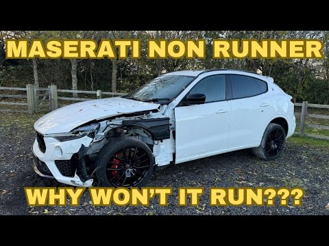 WE FAILED AND CAN'T FIX THIS WRECKED MASERATI