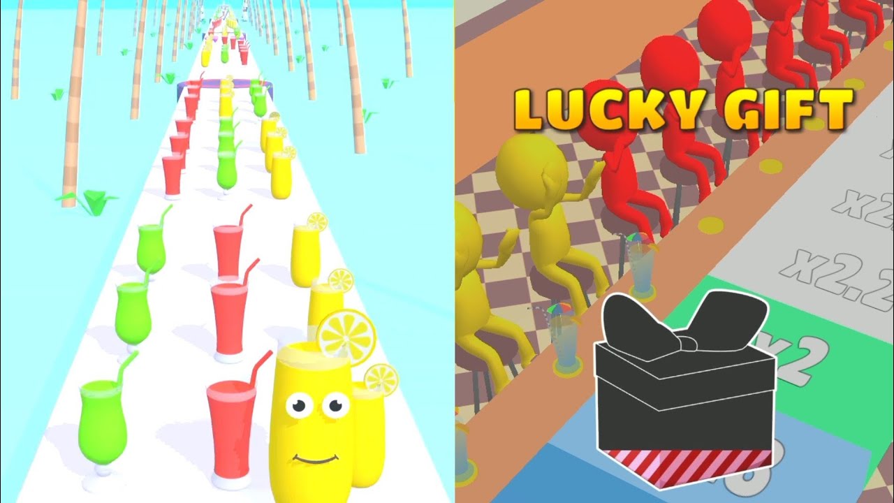Juice Run ¥Fruit Stack Juice Game play video - YouTube