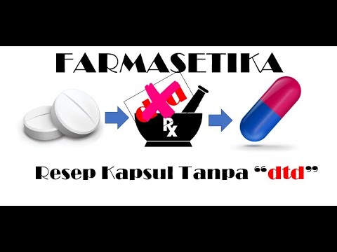 Cara mengerjakan resep kapsul "tanpa dtd" part1 - YouTube