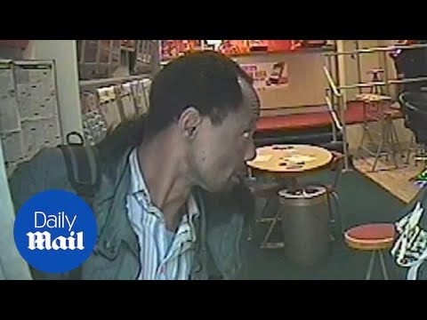 Angry gambler smashes up a bookmaker's shop after loosing £500 - YouTube