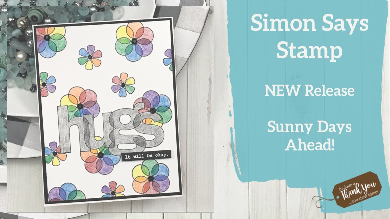 Color a Rainbow with Colored Pencils featuring Simon Says Stamp new ...