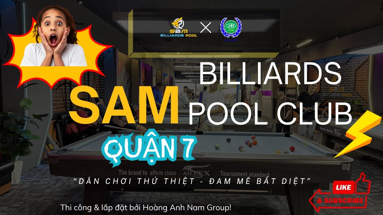 REVIEW SAM BILLIARDS POOL CLUB QUẬN 7 CỰC "CHẤT" CHO GIỚI TRẺ - YouTube
