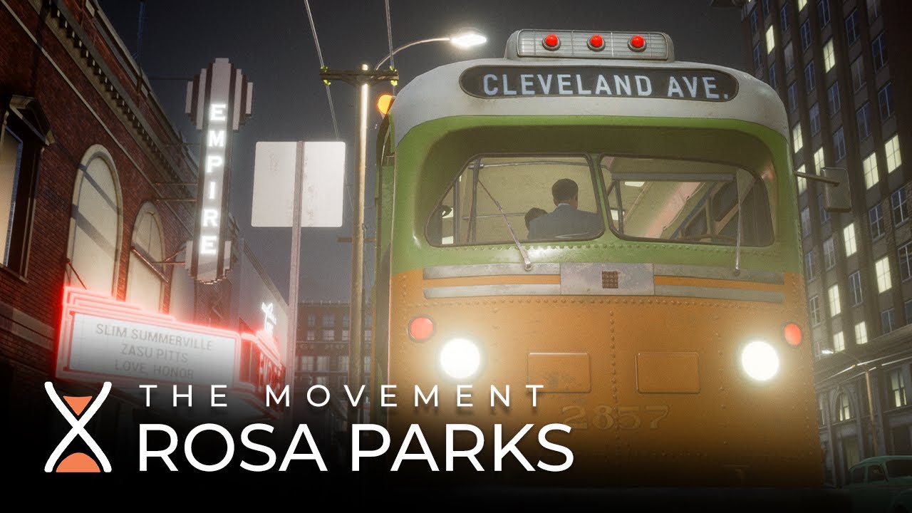 Rosa Parks Montgomery Bus Ride | Moment of History - 3D Environment ...