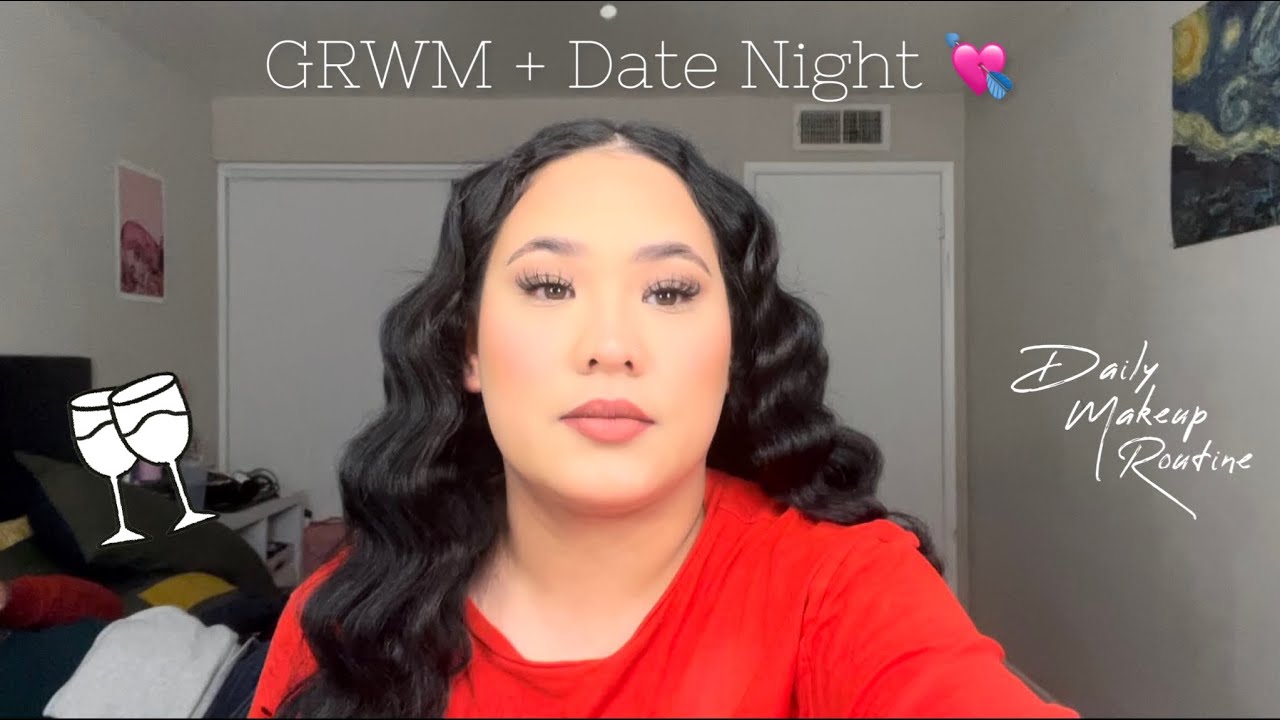 Detailed GRWM + Date Night 💘 - YouTube