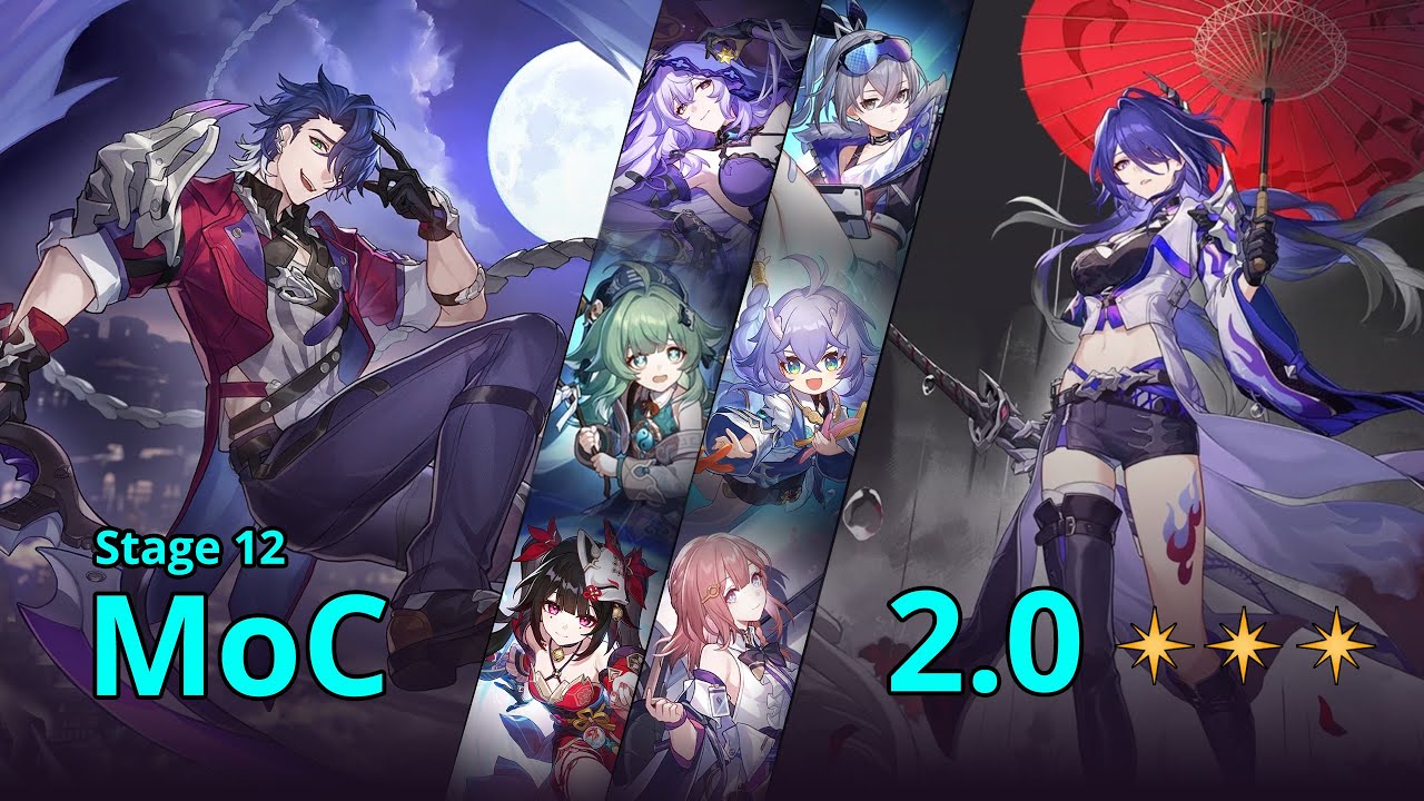 Sampo E6 And Acheron E0 Moc 2 0 2 1 Stage 12 3 Stars Honkai Star