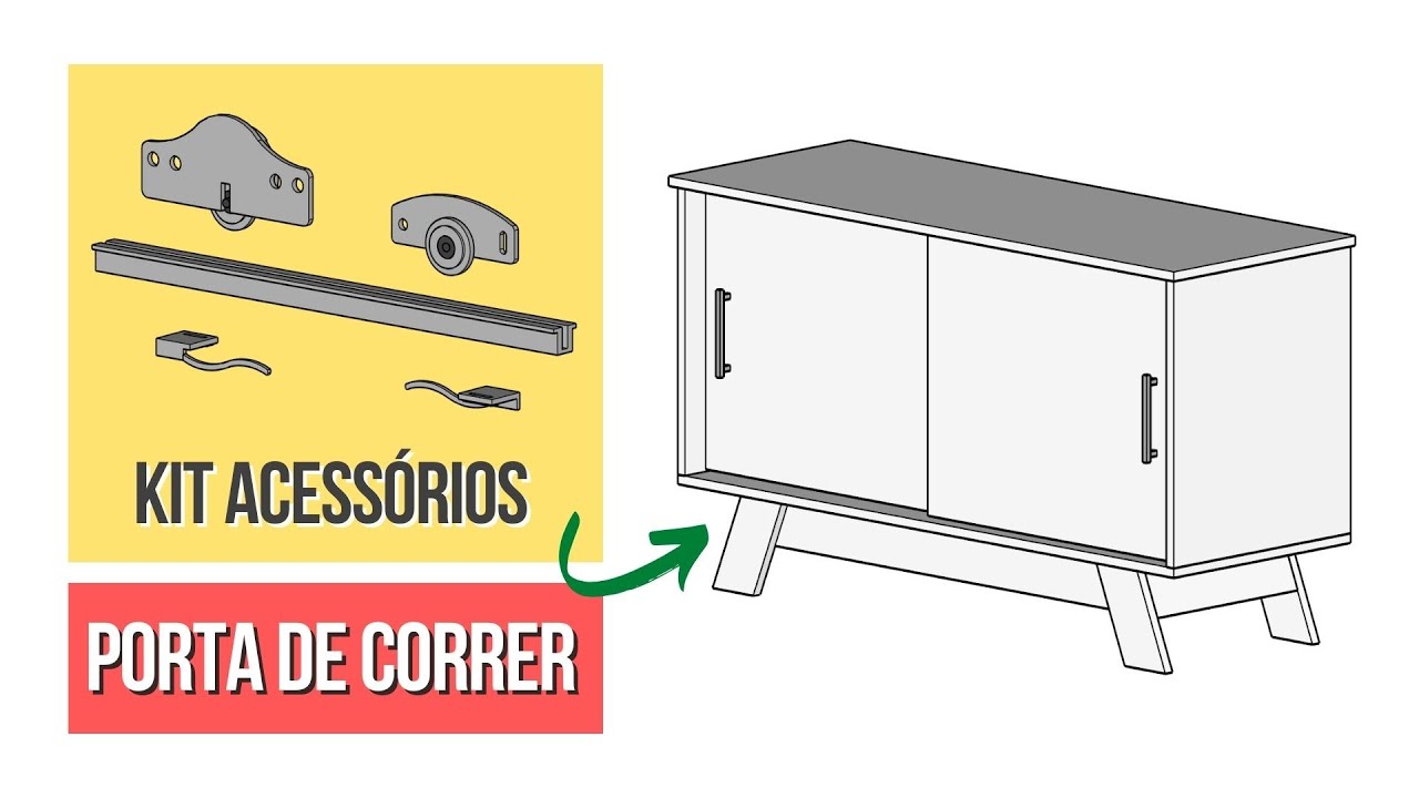 Kit Acessórios p/ Porta de Correr - Como Instalar RO21 Rometal - YouTube