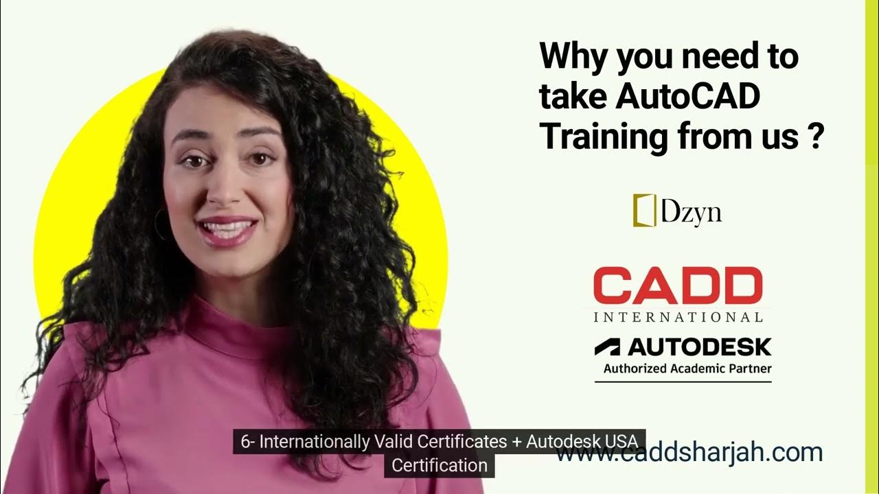 Learn Autodesk AutoCAD 2024 from CADD International Sharjah | Features of CADD SHARJAH - YouTube