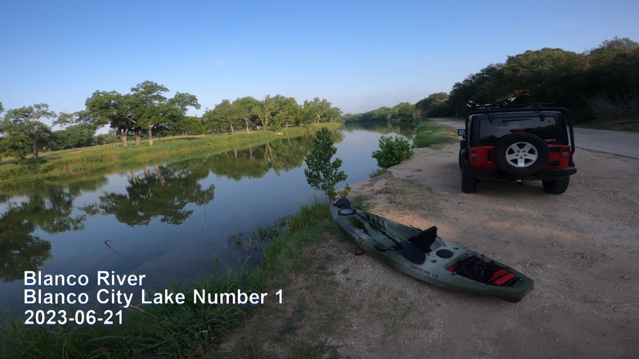 The Zen of kayak fly fishing for Perch on the Blanco River 2023-06-21 ...