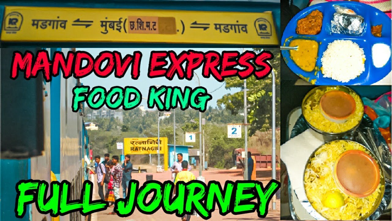 Onboard 10103 Mandovi Express - Food King | Mumbai to Goa | Full ...