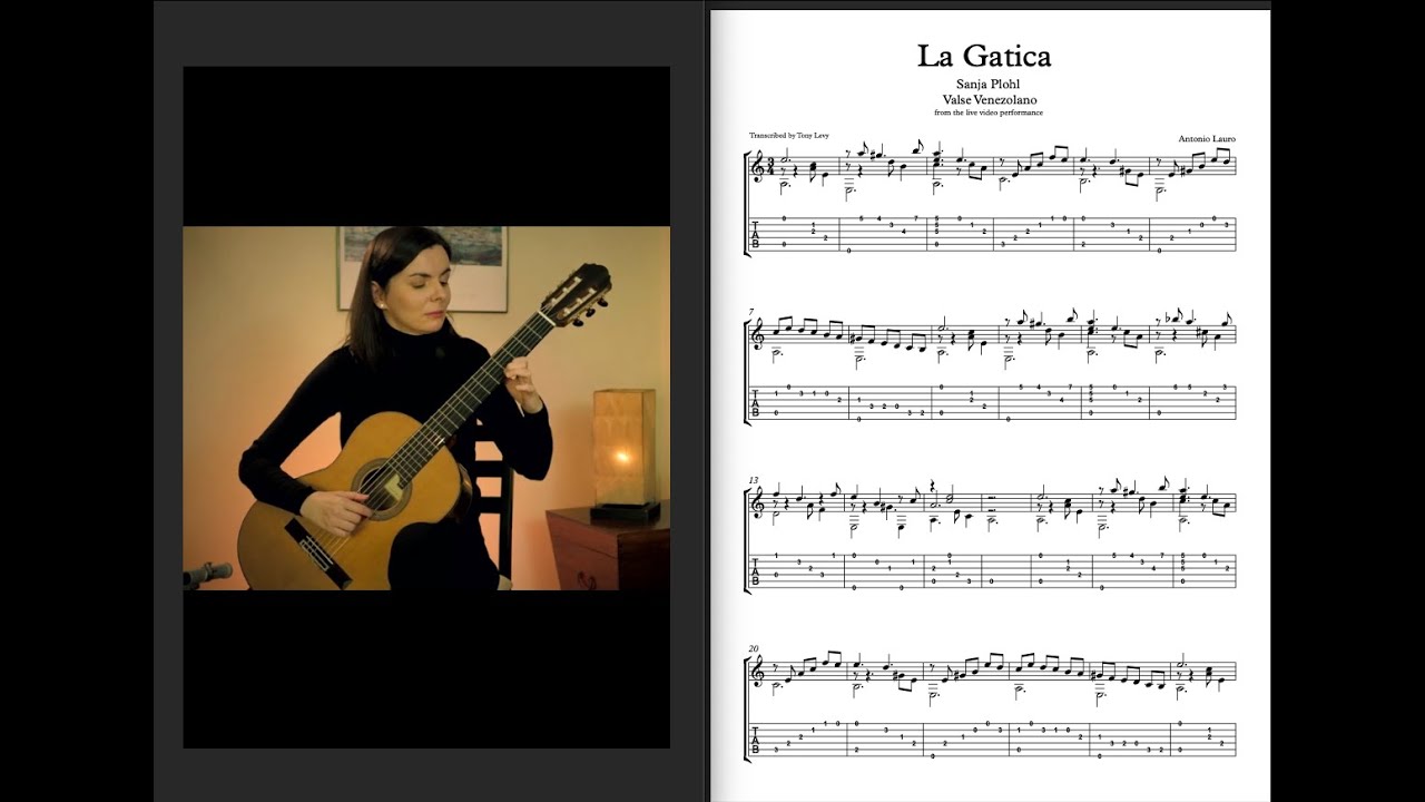 La Gatica Antonio Lauro - Sanja Plohl (Transcription) - YouTube