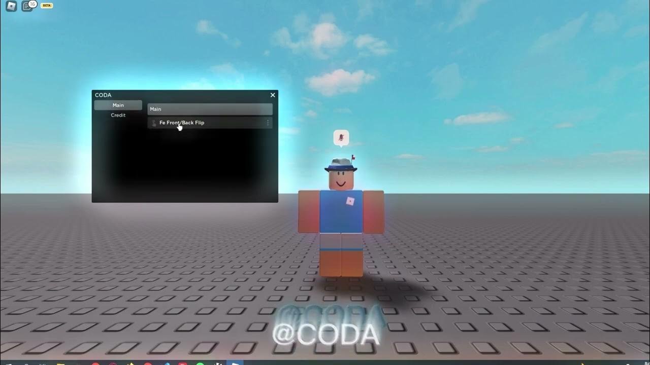 Fe Roblox Backflip and FrontFlip Script - YouTube