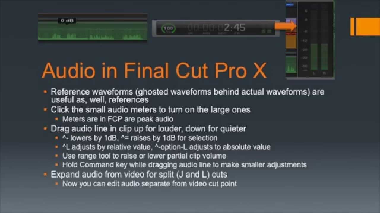 Audio for Video (with FCPX) - YouTube