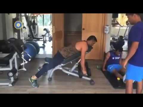 MS Dhoni workout Routine Video - YouTube