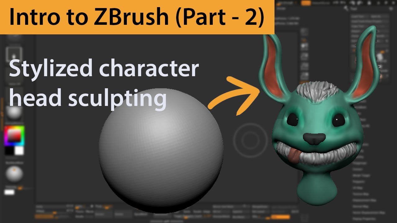 Introduction to ZBrush Part 02 - YouTube
