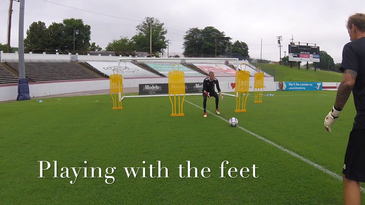 Impressive pro training session day before a game - YouTube