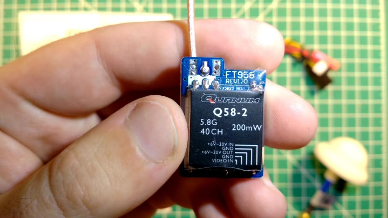 Quanum Q58-2 5.8GHz 200mW 40Ch VTX: Bench Review & RF Power ...