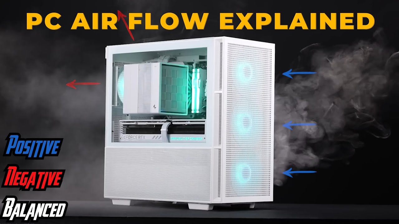 Optimal Airflow PC setups for your build | Positive, Negative & Neutral Explained | #pcgaming # ...