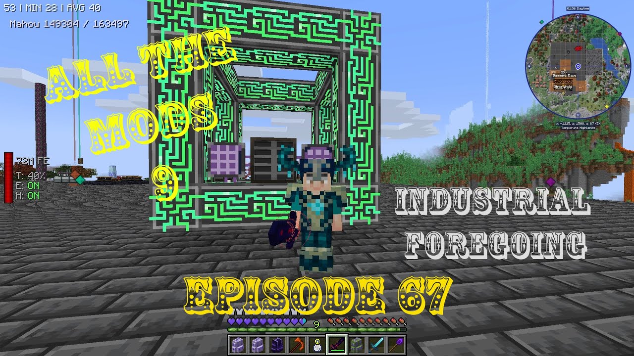 All The Mods 9. Episode 97. Industrial Foregoing Completing Quests for ...