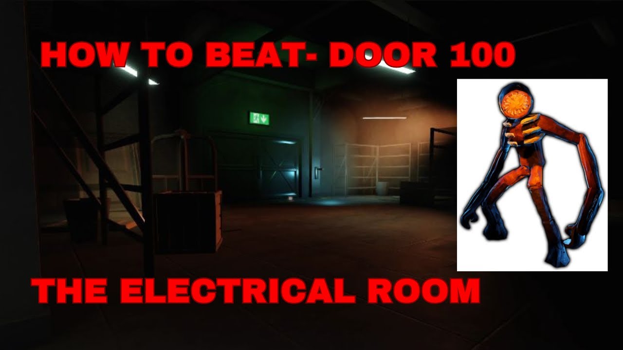 HOW TO BEAT- Door 100, The Electrical Room! (Roblox Doors) - YouTube