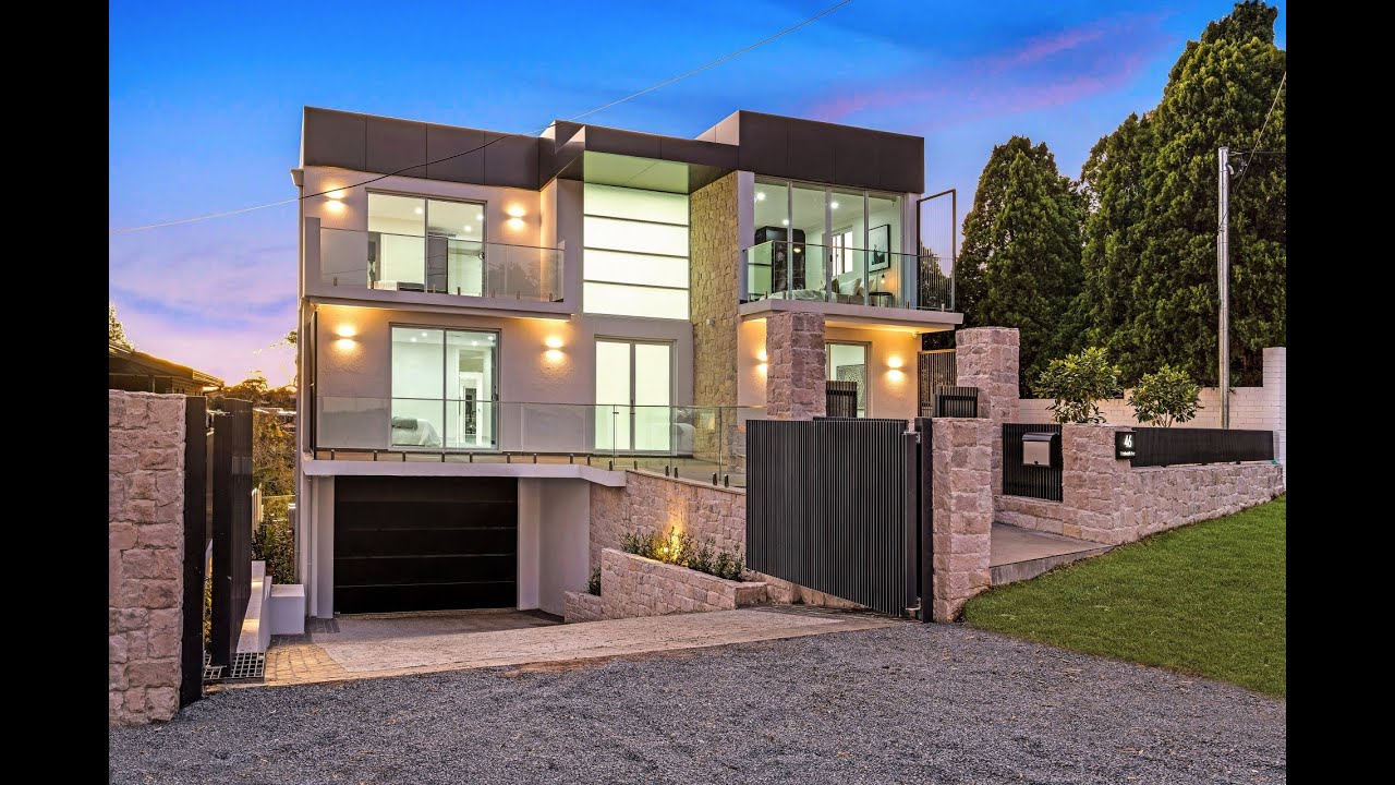 Luxury double brick residence with 10 car basement garage and ...