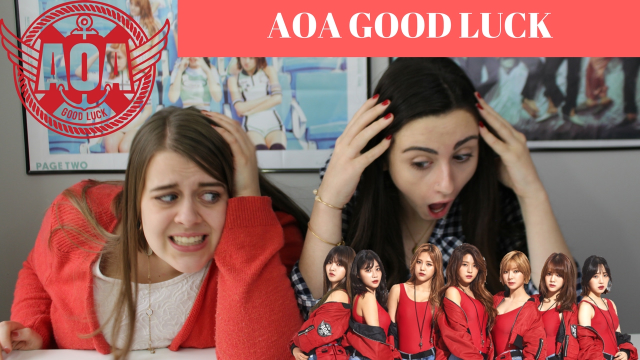 AOA GOOD LUCK REACTION - YouTube