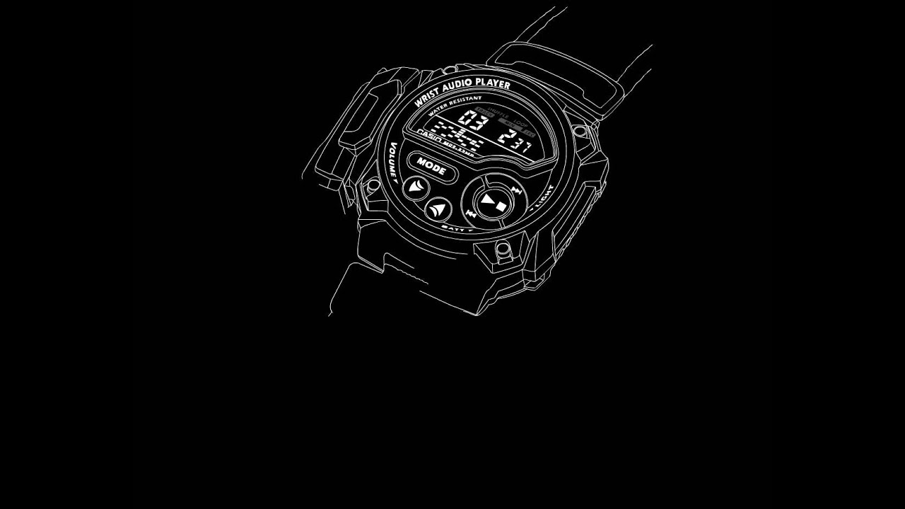 Casio MP3 Watch Animation - YouTube