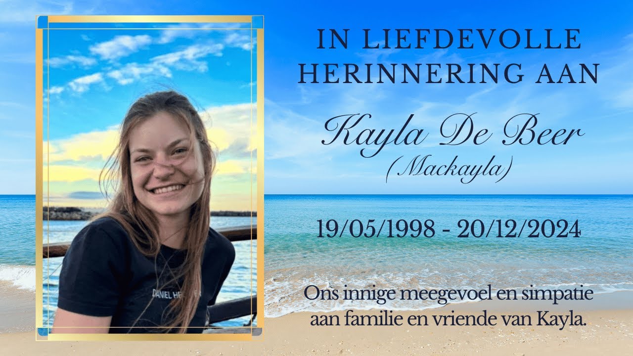 Gedenkdiens van Kayla De Beer | 3 Januarie 2025 - YouTube