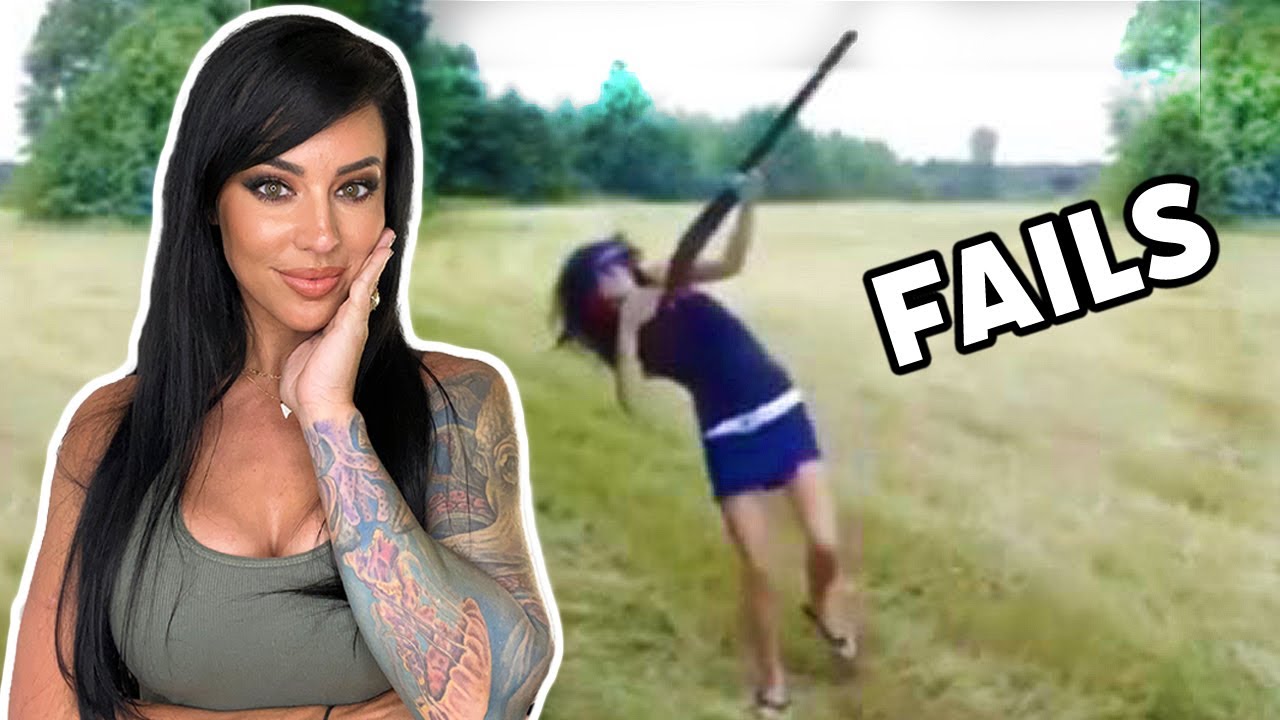 Women Shooting Firearms Fails - YouTube