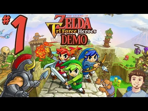 The Legend of Zelda: Tri Force Heroes Demo Gameplay Walkthrough - PART ...