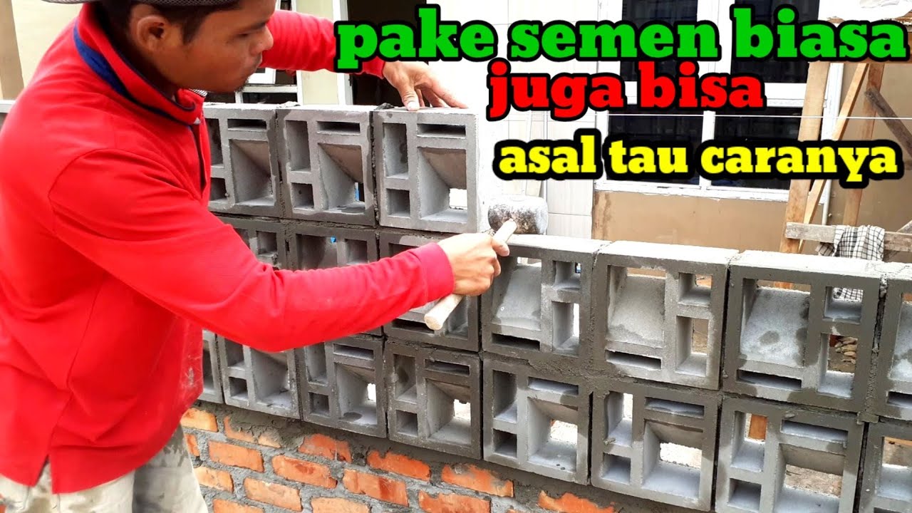 CARA PASANG ROSTER SUPAYA KUAT DAN RAPIH , PADA BAGIAN PAGAR DEPAN ...