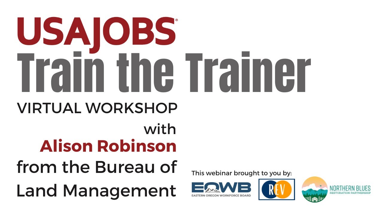 USAJobs Webinar How to apply for federal jobs - YouTube