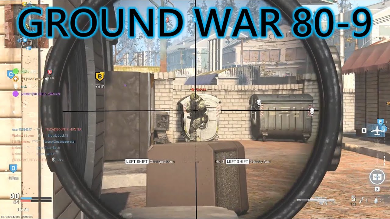 CoD: MW Ground War (80-9) PC HD Gameplay | Commentary - YouTube