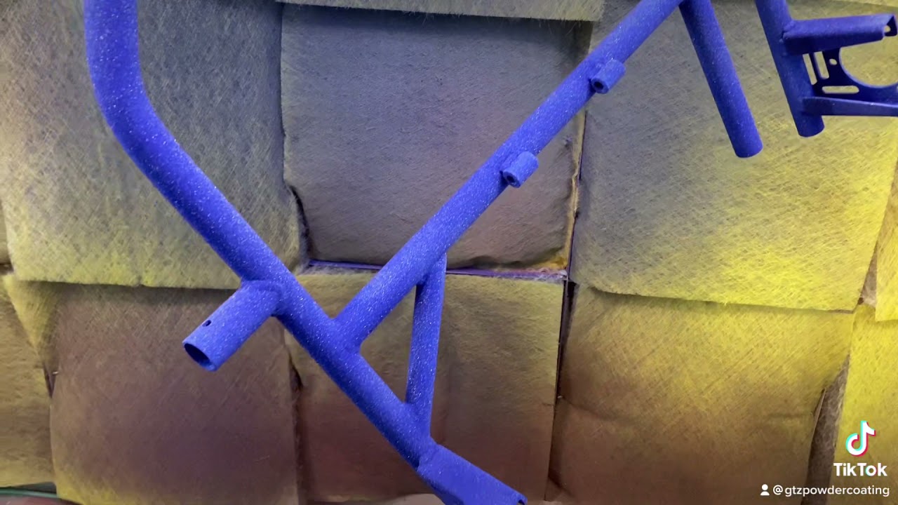 Powder Coated Go Kart Frame - YouTube