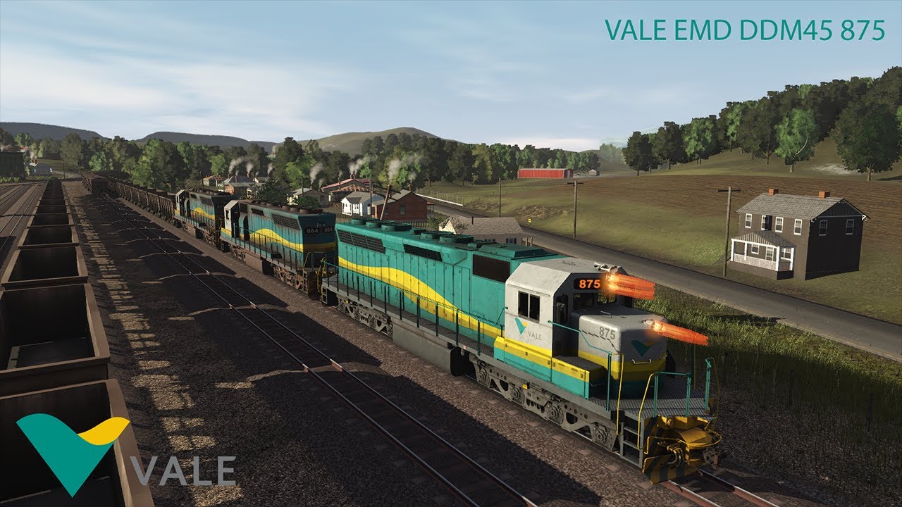 VALE EMD DDM45 875 LIBERAÇÃO DO PATIO PARA A PERMISSIVA. - YouTube
