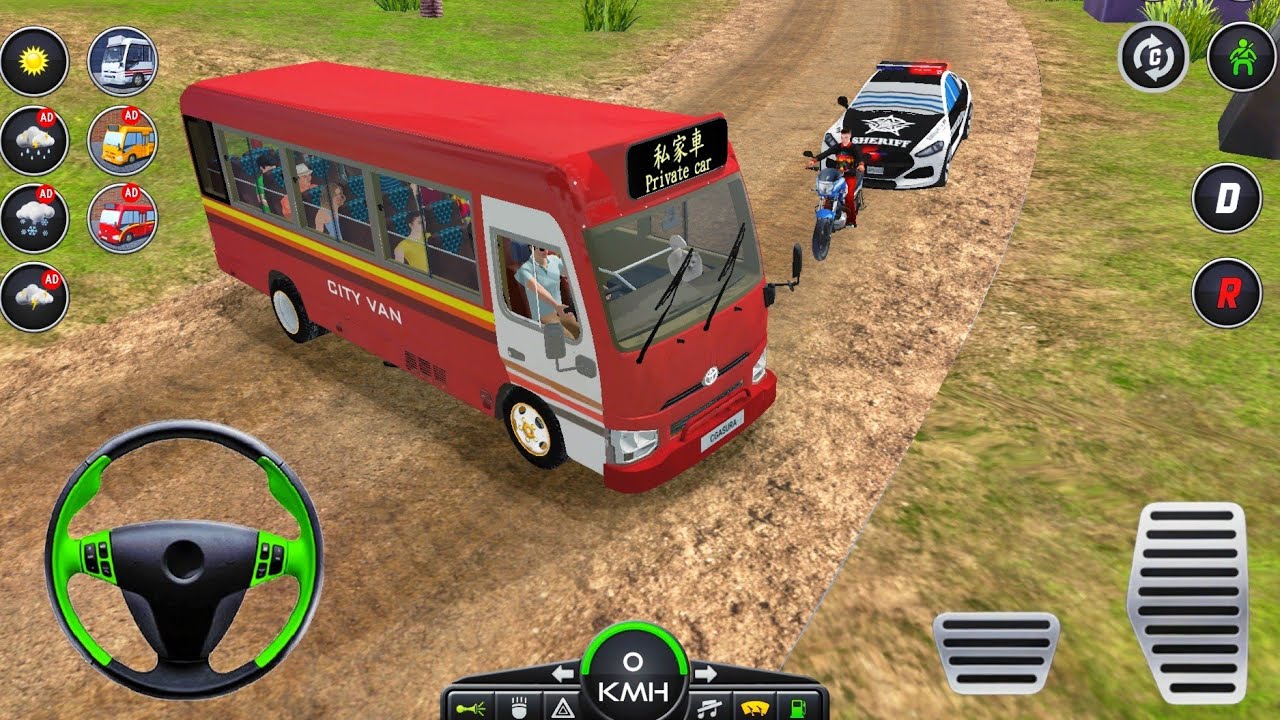 Real Coach Van Driving Games | Realistic Public Transport Minibus ...