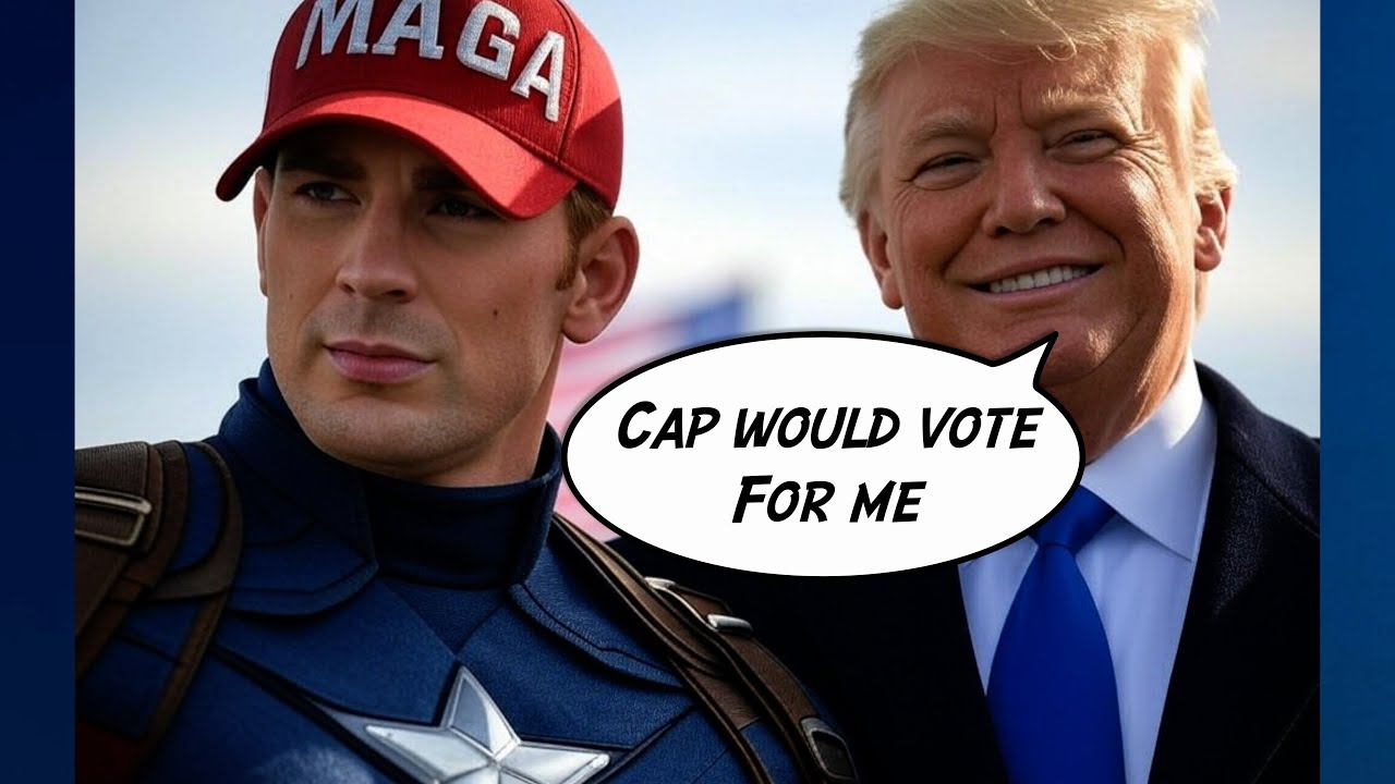 Captain America would Vote TRUMP and be MAGA...If he REALLY Existed ...