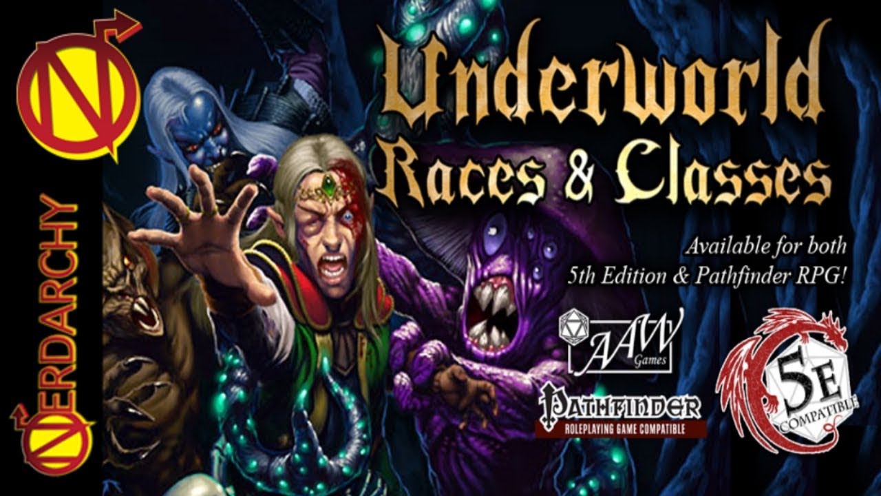 NEW Underdark Classes and Races for 5E D&D and Pathfinder Flip Through ...