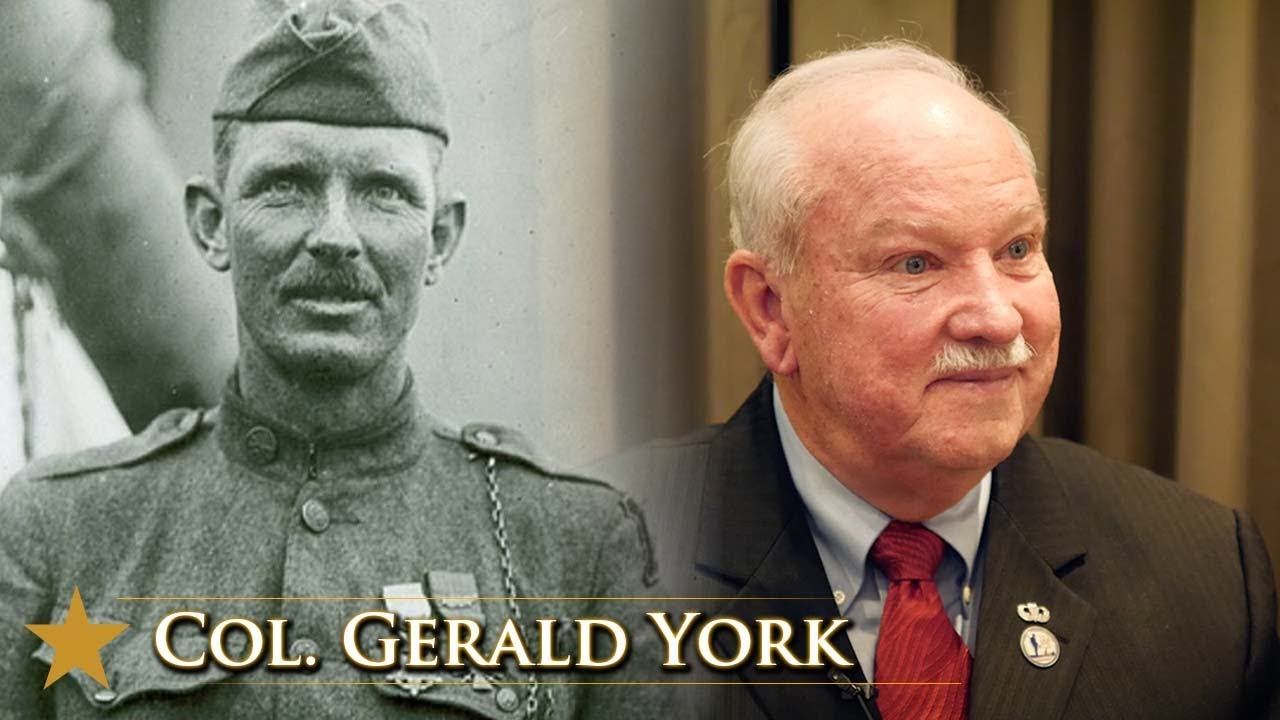 Colonel Gerald York Reflects on his Grandfather's Legacy - YouTube