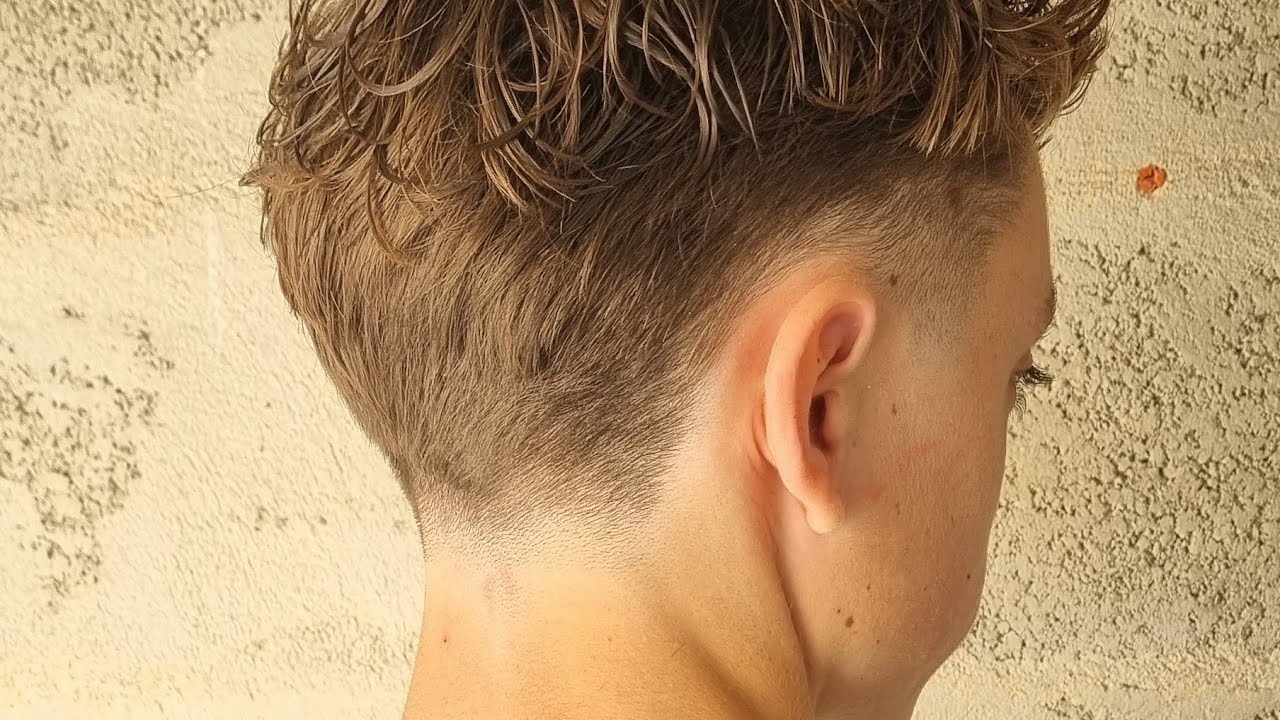 HOMME COUPE DE CHEVEUX TAPER DEBUTANT/FACILE - YouTube