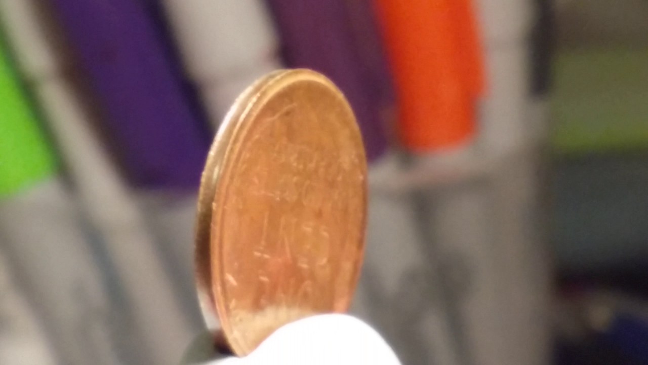 1951 D Wheat Cent Large Rim Error (concaved, 3 rimmed coin) - YouTube