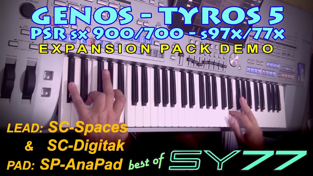 NEW Expansion Pack "Best of SY77" • for Yamaha Genos, Tyros 5, SX 9/7 ...