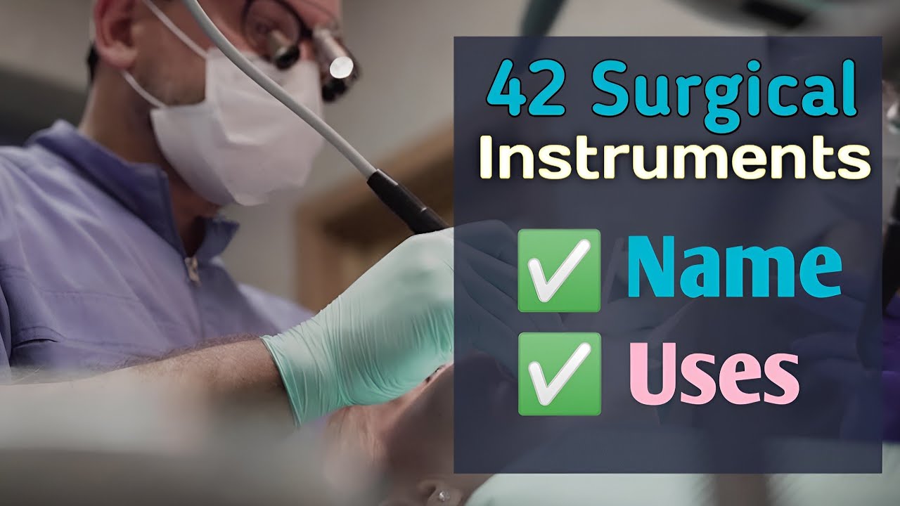 42 Basic surgical instruments name and use.#instrument #surgical #cssd ...