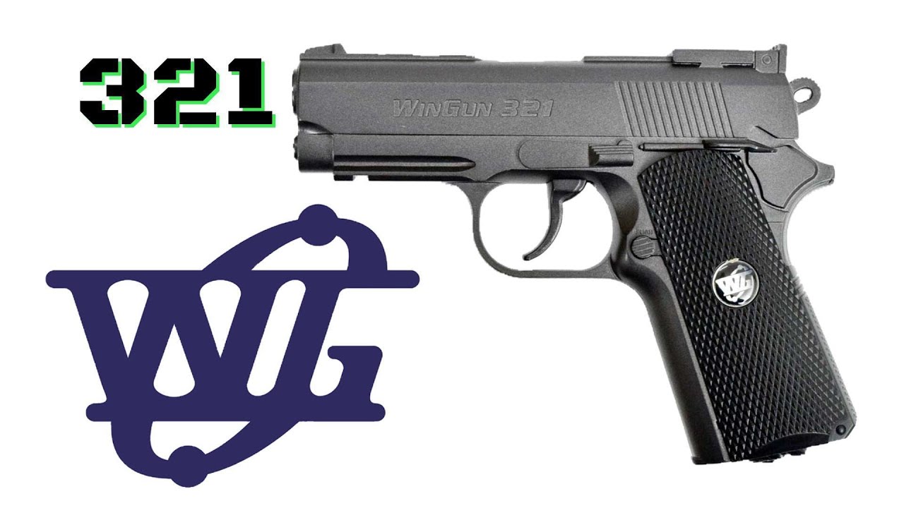 Пневматичний пістолет WinGun 321 (Colt Defender) - YouTube