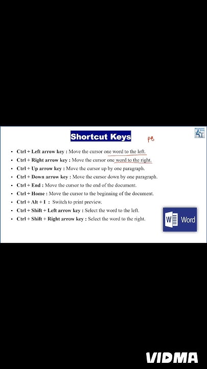 MS Word Shortcuts Part 8 #shortcutkeys #msword #computerknowledge #computer #ibpsrrb #ssccgl # ...