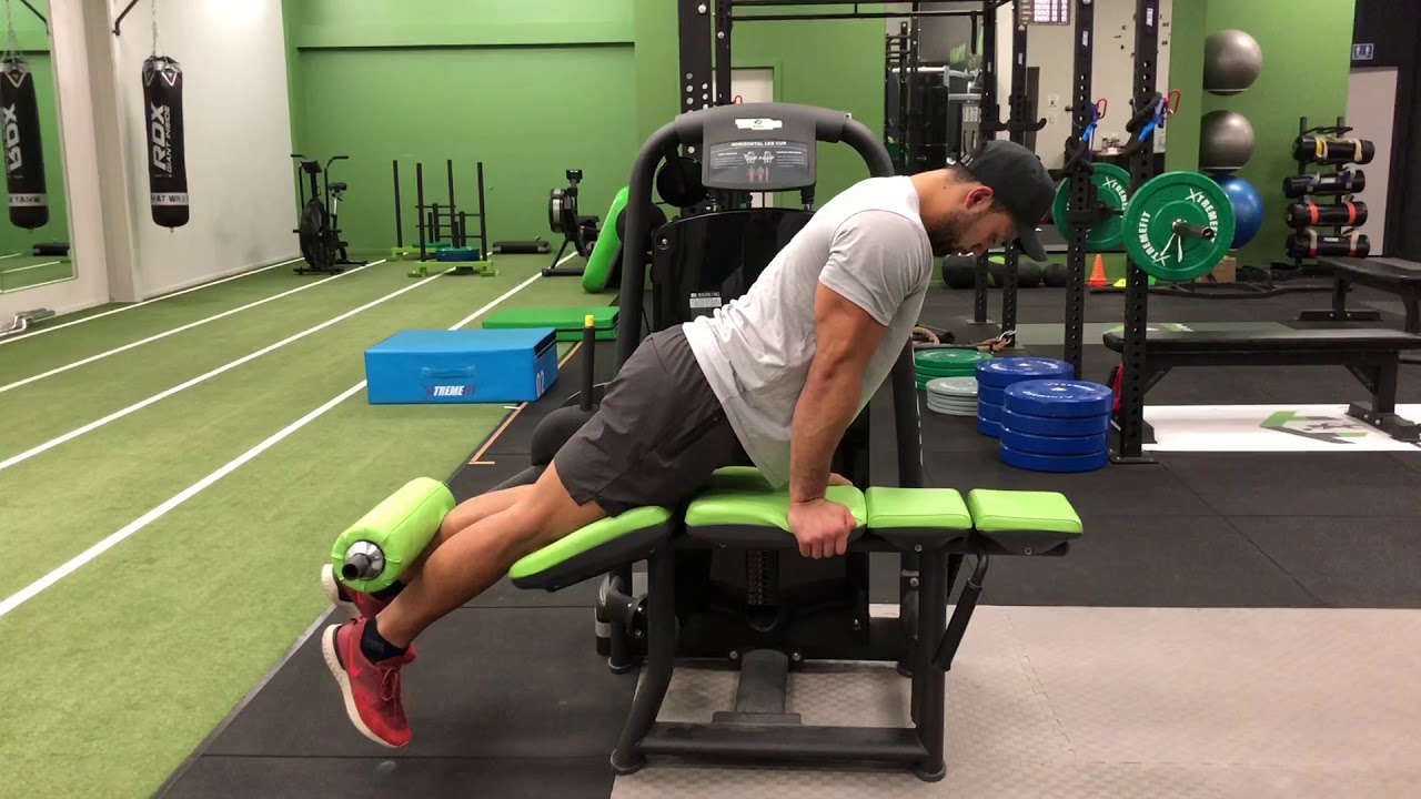 Upright Hamstring Curl (Single Leg) - YouTube