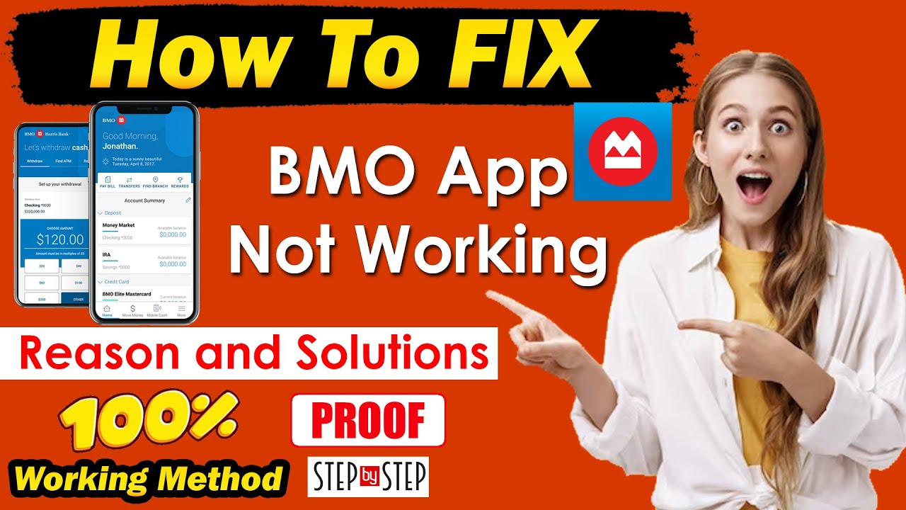 BMO App Not Working : How to solve bmo app not working on phone. - YouTube