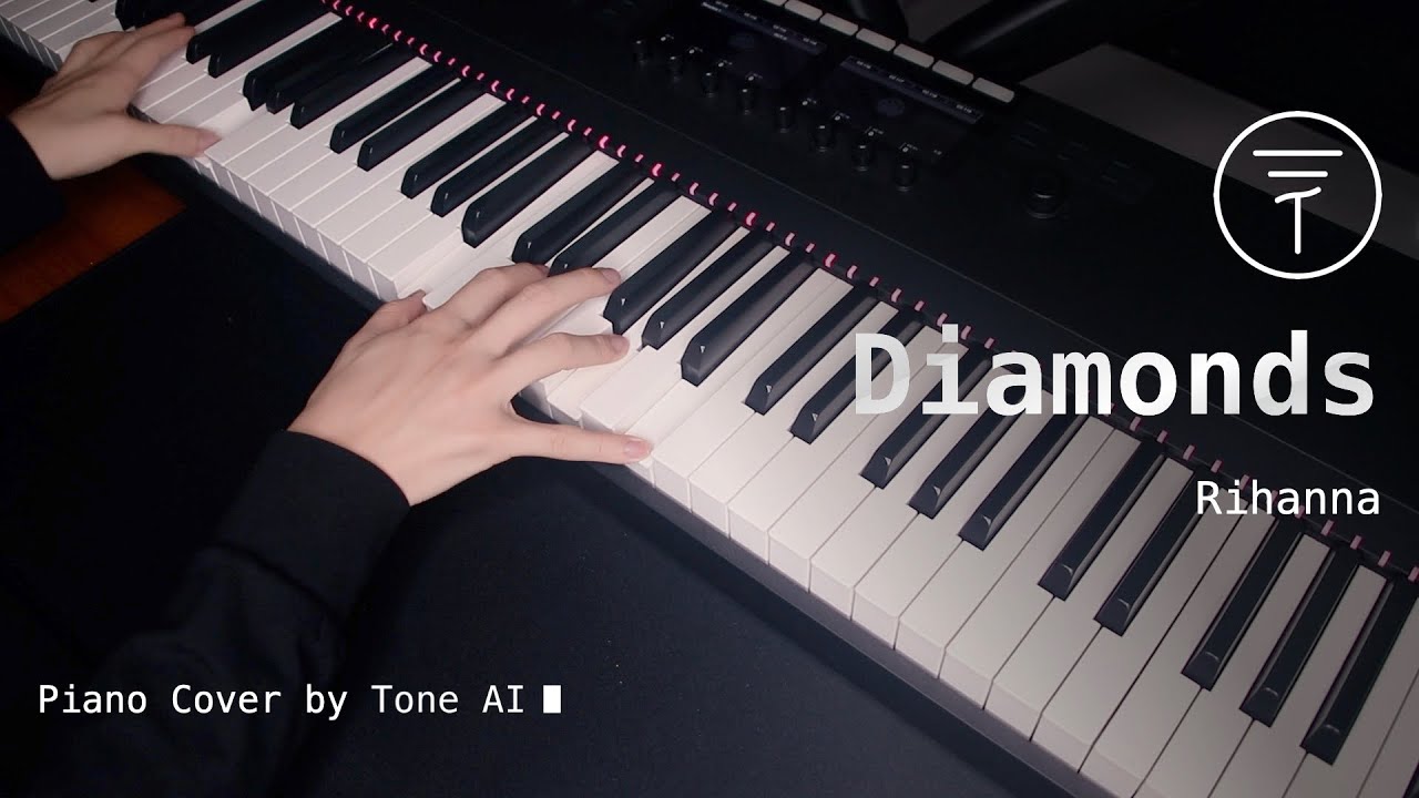 Rihanna - Diamonds | Piano Cover by Tone AI - YouTube