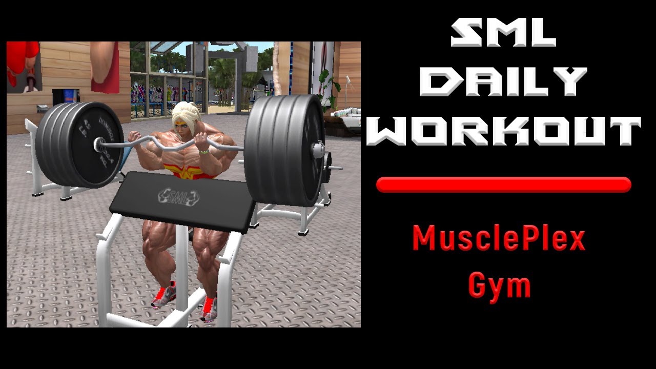 Second Life Muscle Queen Zephyr Maldor does her daily workout at ...